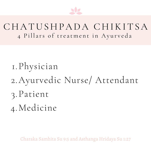 Chatushpada of Chikitsa ~ 4 pillars of treatment in Ayurveda - Lakshmi ...