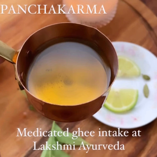 Snehapana - Intake of Medicated Ghee - Lakshmi Ayurveda
