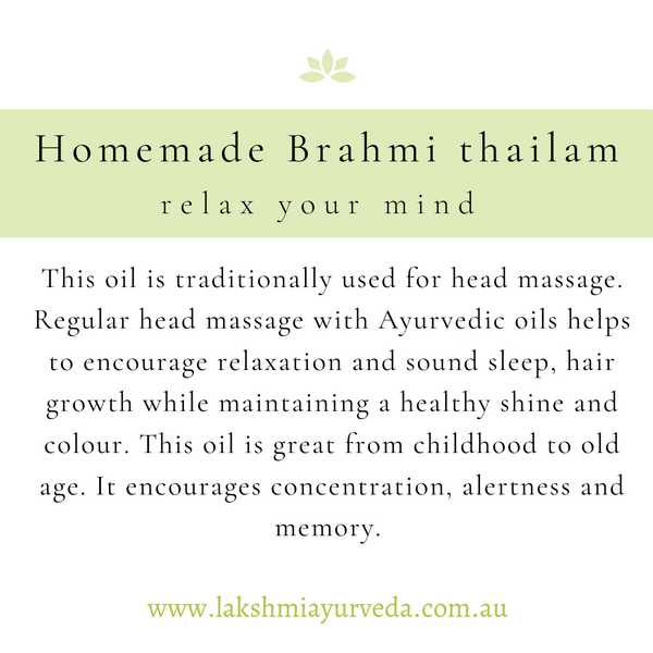 A new batch of Brahmi Oil is in the making - made from scratch ...