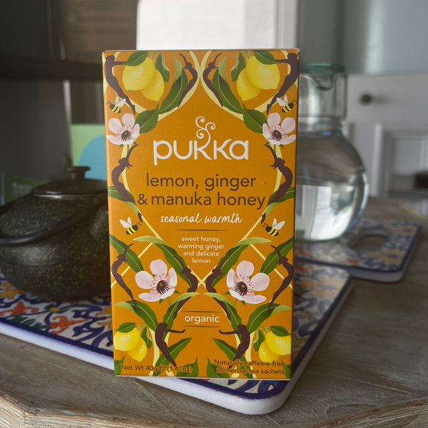 Pukka Tea - lemon, ginger and manuka honey - Lakshmi Ayurveda