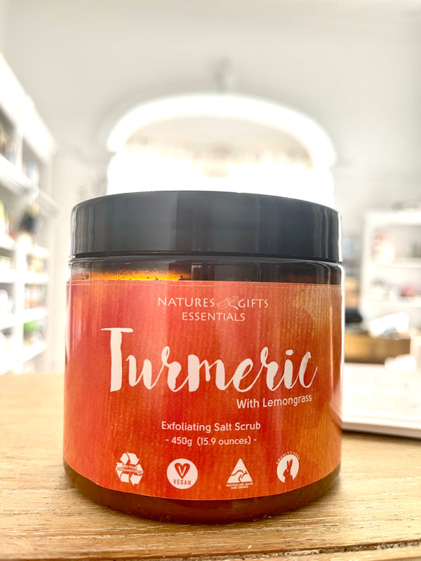 Turmeric Exfoliating Salt Scrub - Lakshmi Ayurveda